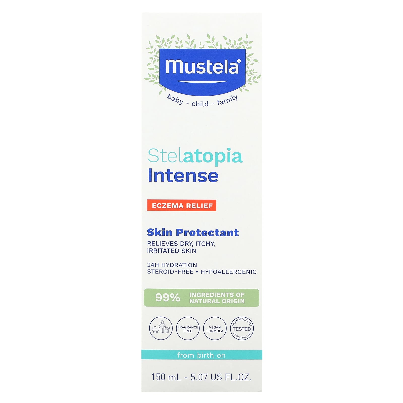 Mustela, Stelatopia Intense, Eczema Relief, Skin Protectant, Fragrance ...