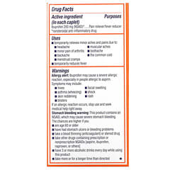 Motrin, Ibuprofen Tablets, 200 mg, 100 Coated Caplets