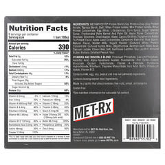 MET-Rx, Big 100, Meal Replacement Bar, Crispy Apple Pie, 9 Bars, 3.52 ...
