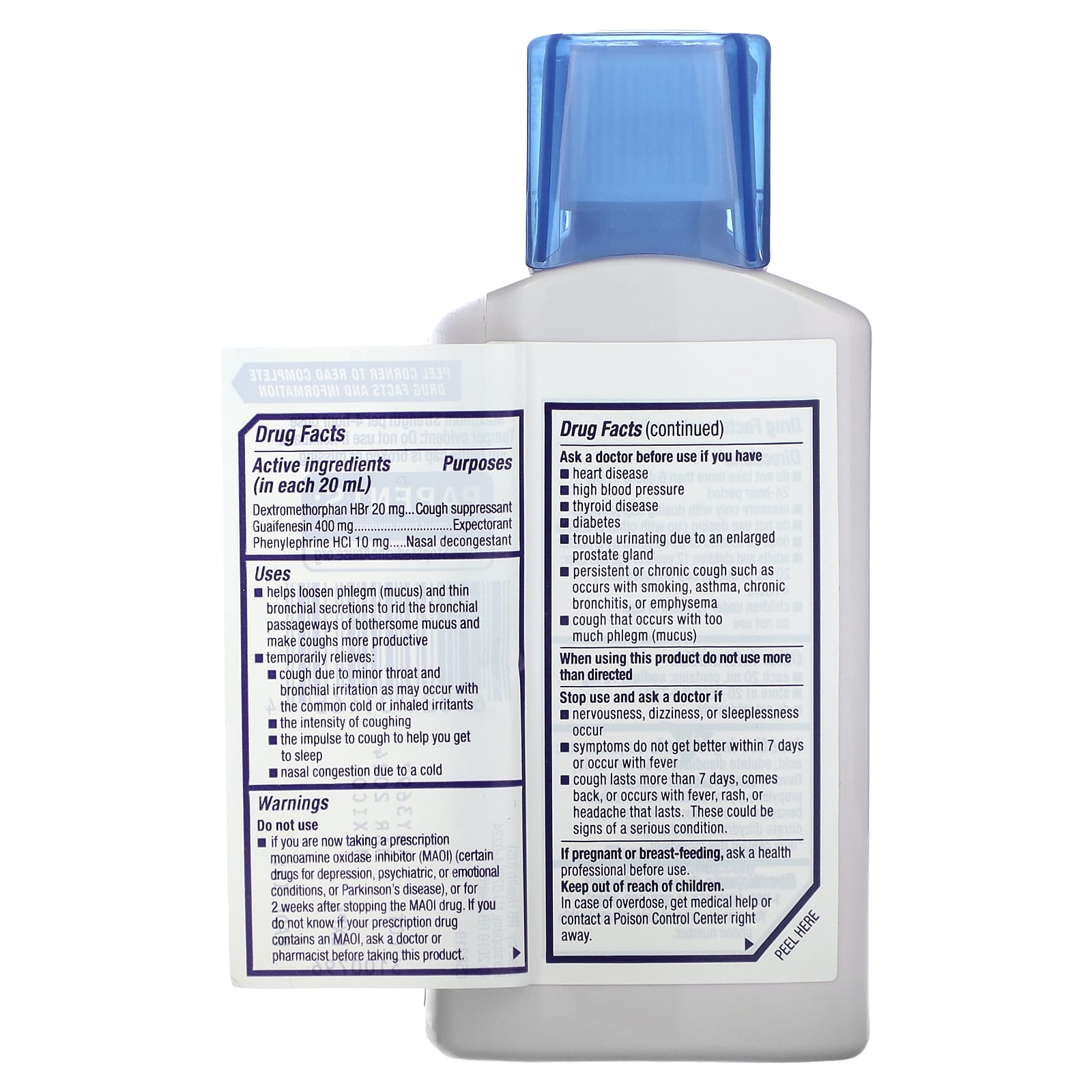 Mucinex, Fast-Max Severe Congestion & Cough, Maximum Strength, For Ages ...