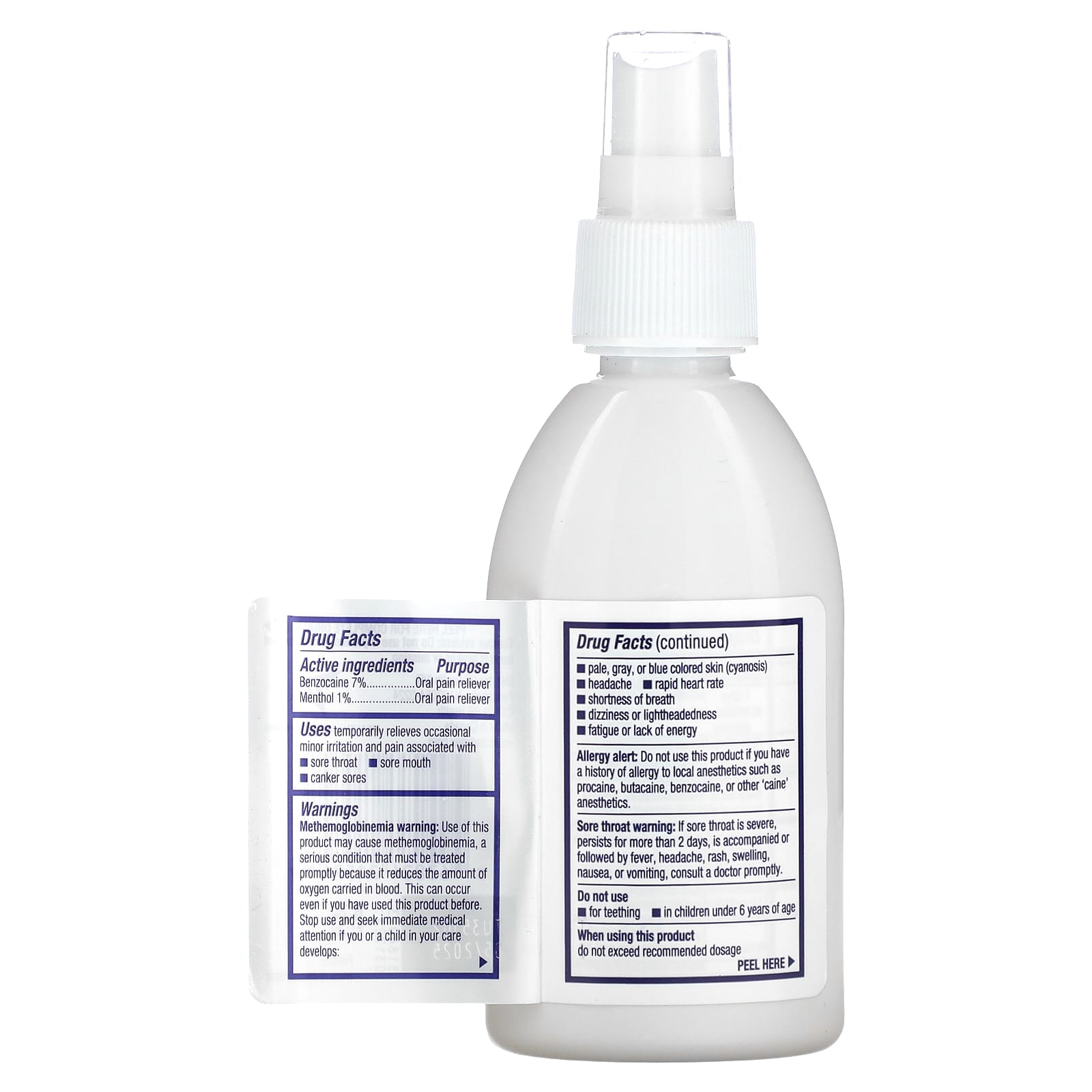 Mucinex, InstaSoothe Sore Throat + Pain Relief Spray, Cherry, 3.8 fl oz ...