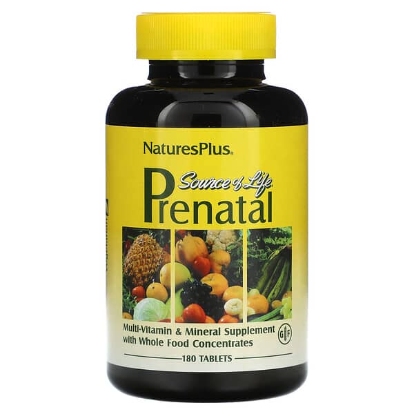 Naturesplus Source Of Life Prenatal 180 Tablets