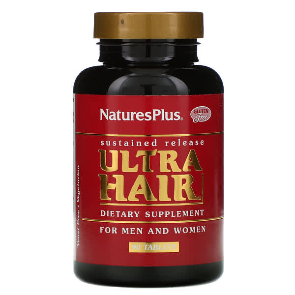 NaturesPlus, Ultra Hair, For Men & Women, 90 Tablets