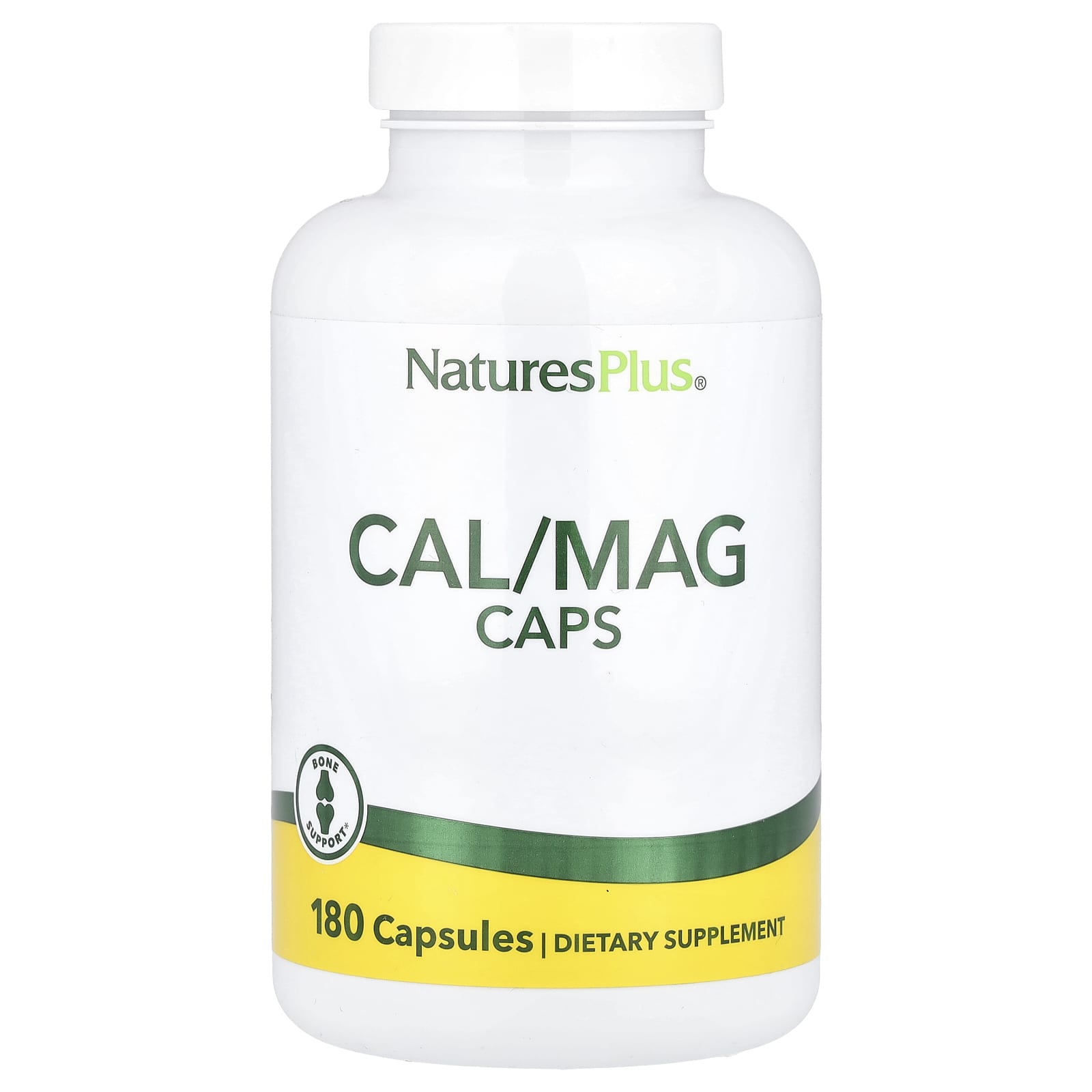 NaturesPlus, Cal/ Mag Caps, 180 Capsules