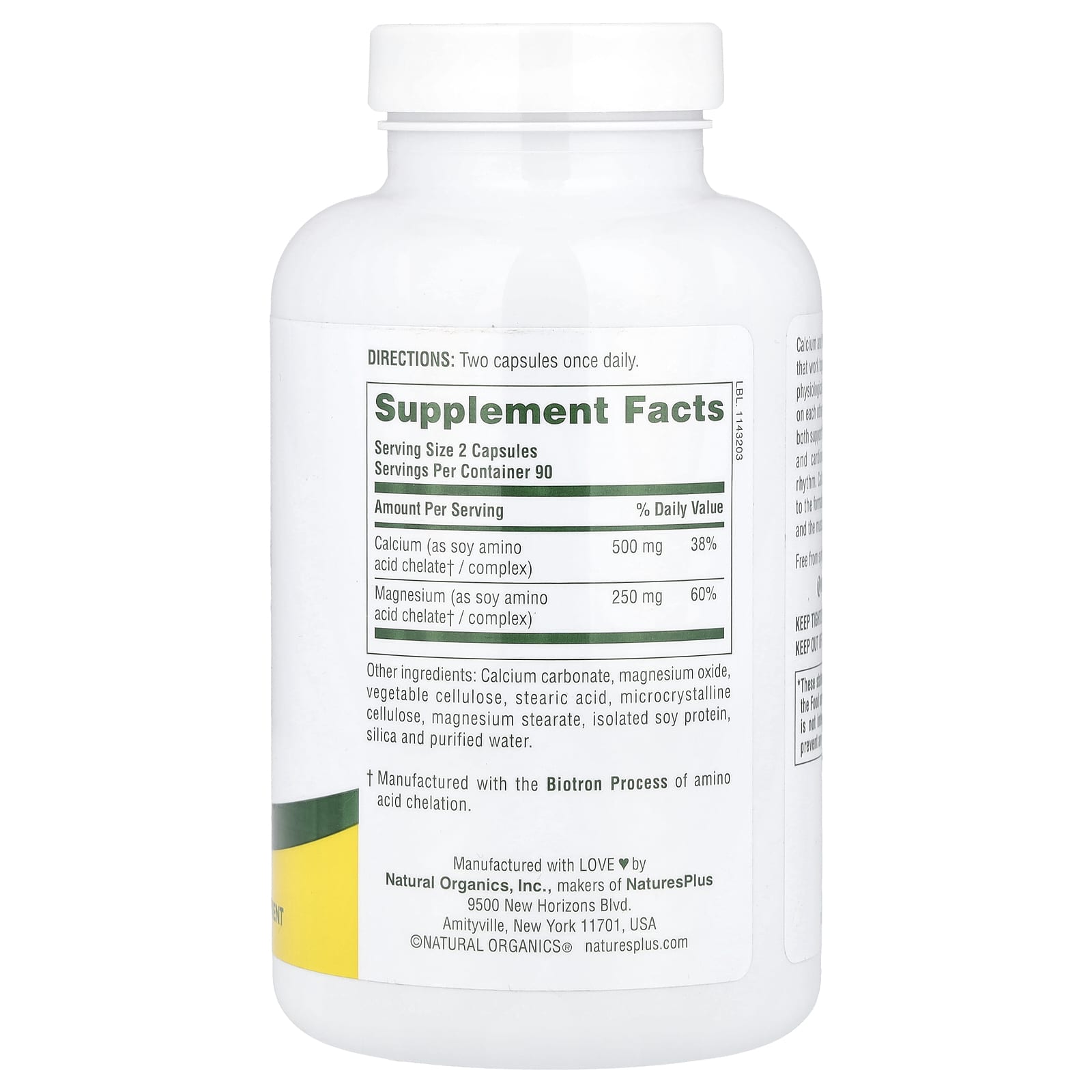 NaturesPlus, Cal/ Mag Caps, 180 Capsules