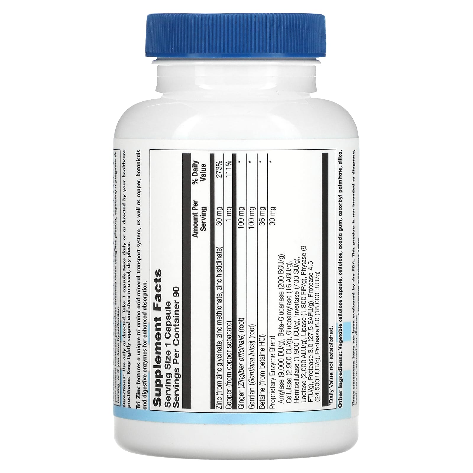 Nutra BioGenesis, Tri Zinc, 90 Capsules