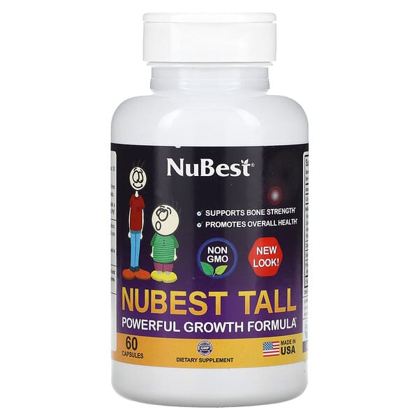 NuBest, Tall, Fórmula potente para el crecimiento, 60 cápsulas