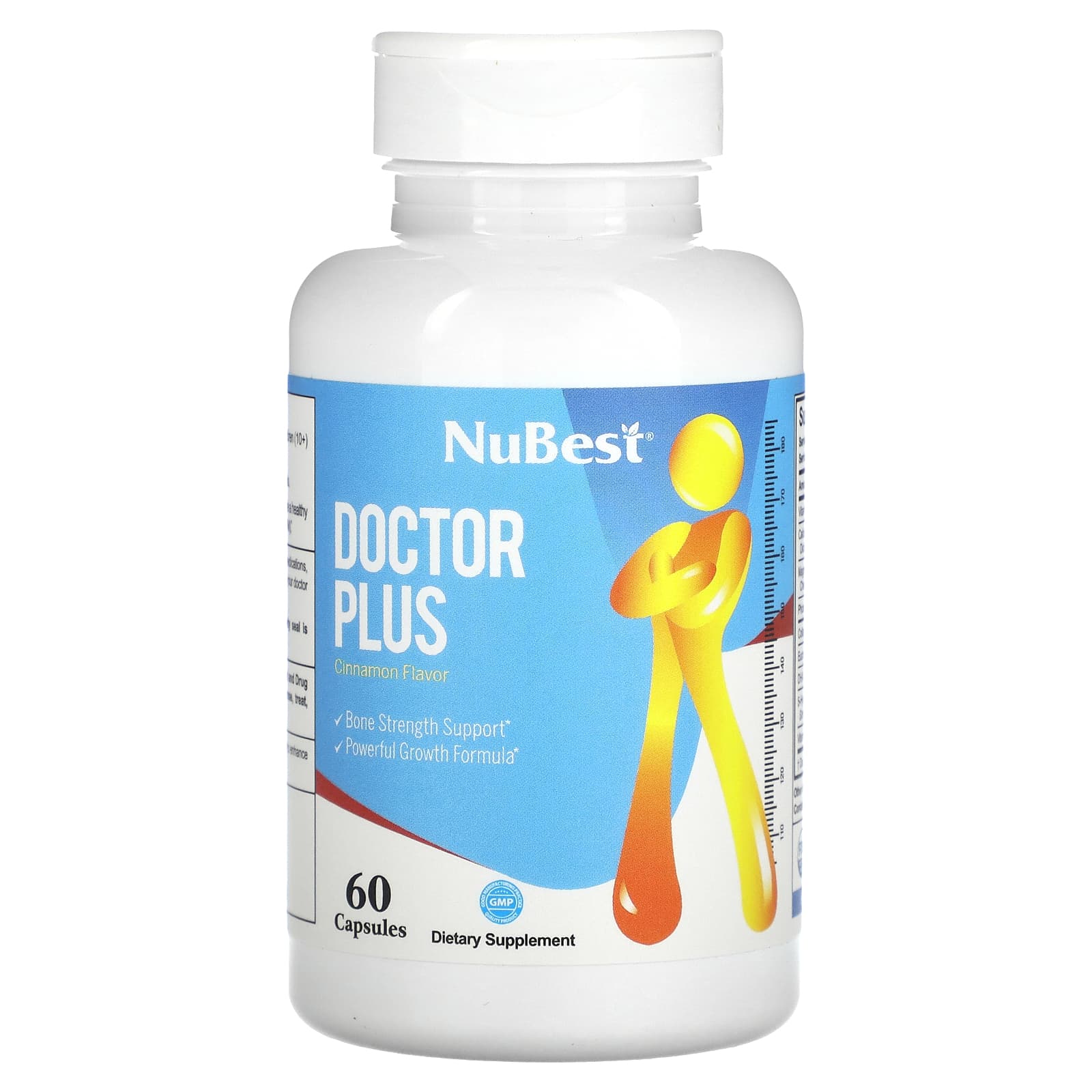 NuBest, Doctor Plus, Canela, 60 cápsulas