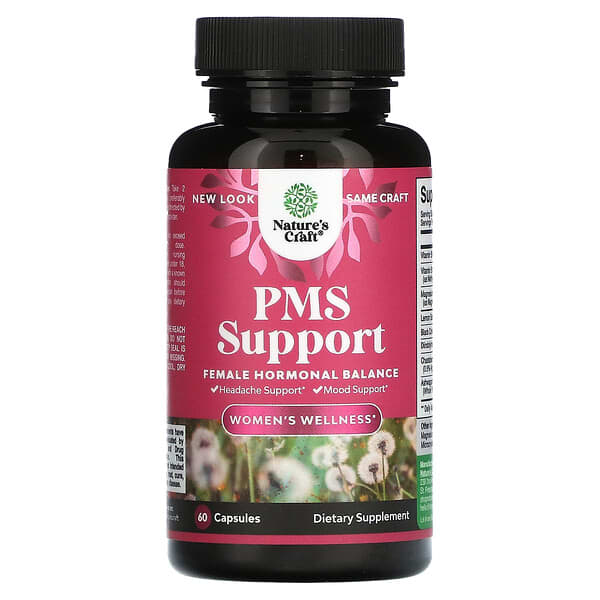 Nature's Craft, Women's Wellness, PMS Support, 60 Capsules