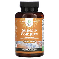 Nature's Craft, Super B Complex, High Strength, 100 Tablets