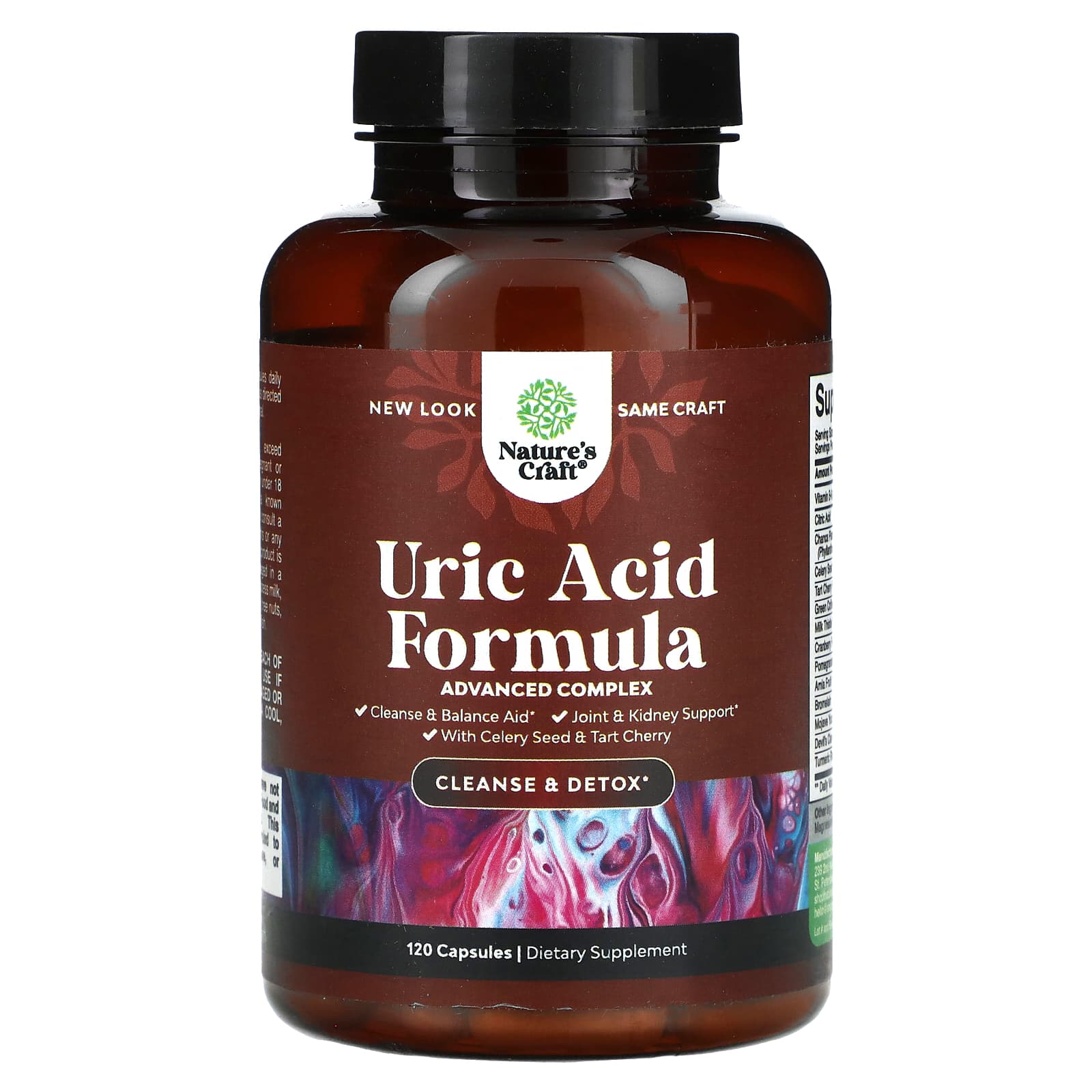 Nature's Craft, Uric Acid Formula, 120 Capsules