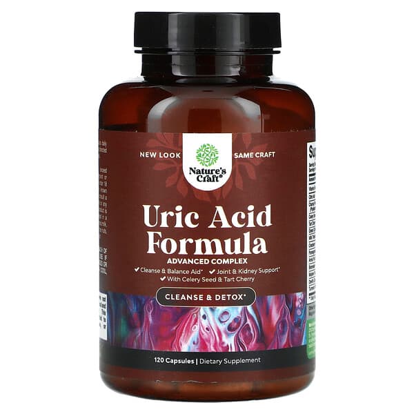 Natures Craft Uric Acid Formula 120 Capsules