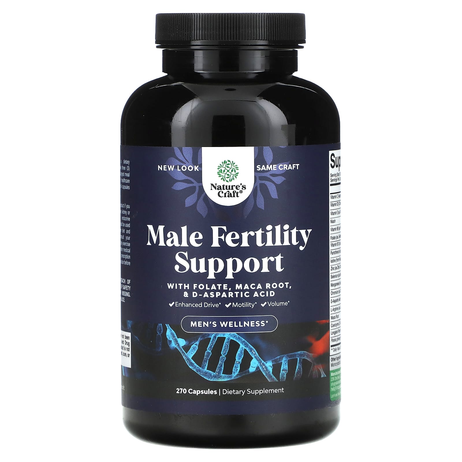 Natures Craft Male Fertility Support 270 Capsules