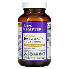 New Chapter, Plant Calcium, Bone Strength, Take Care, 240 Vegetarian ...