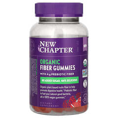 New Chapter, Organic Fiber Gummies, Citrus Berry, 60 Flavored Gummies