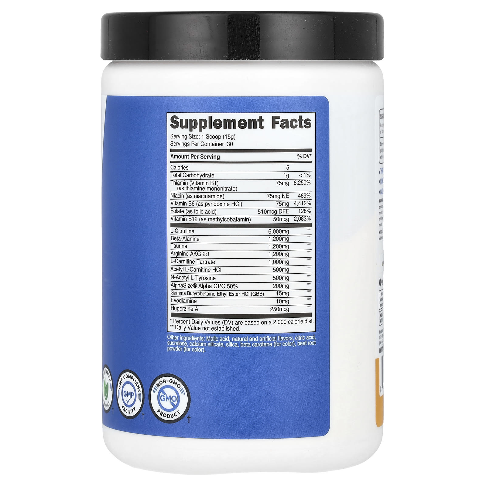 Nutricost, Performance, Pre-SF, Stimulant-Free Pre-Workout Complex ...