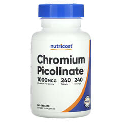 Nutricost, Chromium Picolinate, 1,000 mcg, 240 Tablets
