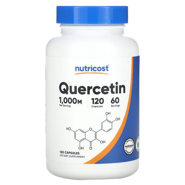 Nutricost Quercetin 1 000 Mg 120 Capsules 500 Mg Per Capsule