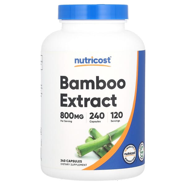 Nutricost Bamboo Extract 800 Mg 240 Capsules 400 Mg Per Capsule