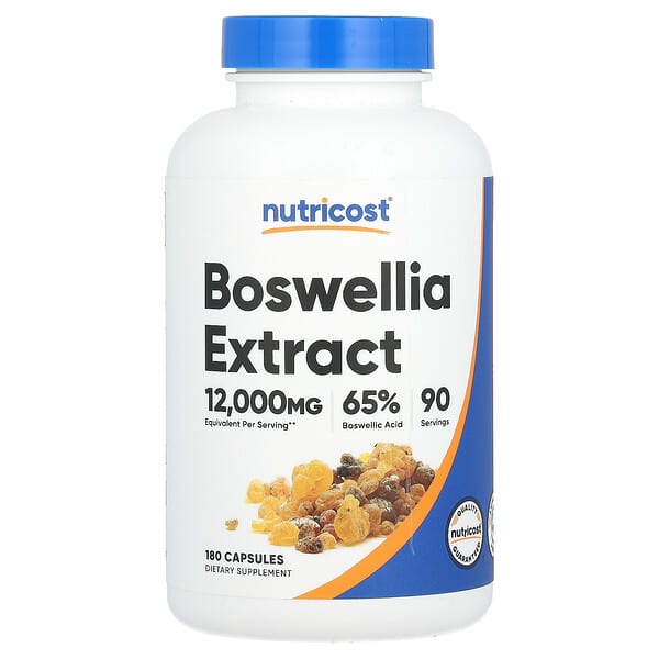 Nutricost, Boswellia Extract, 12,000 mg, 180 Capsules (6,000 mg per ...