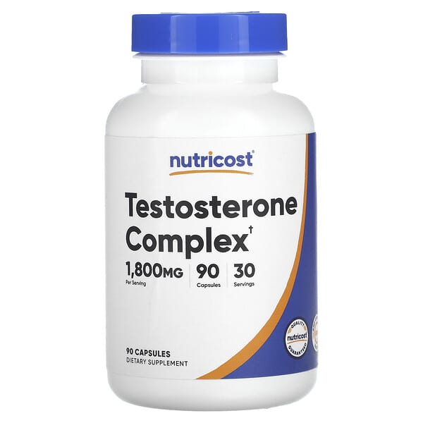 Nutricost Testosterone Complex 1 800 Mg 90 Capsules 600 Mg Per Capsule