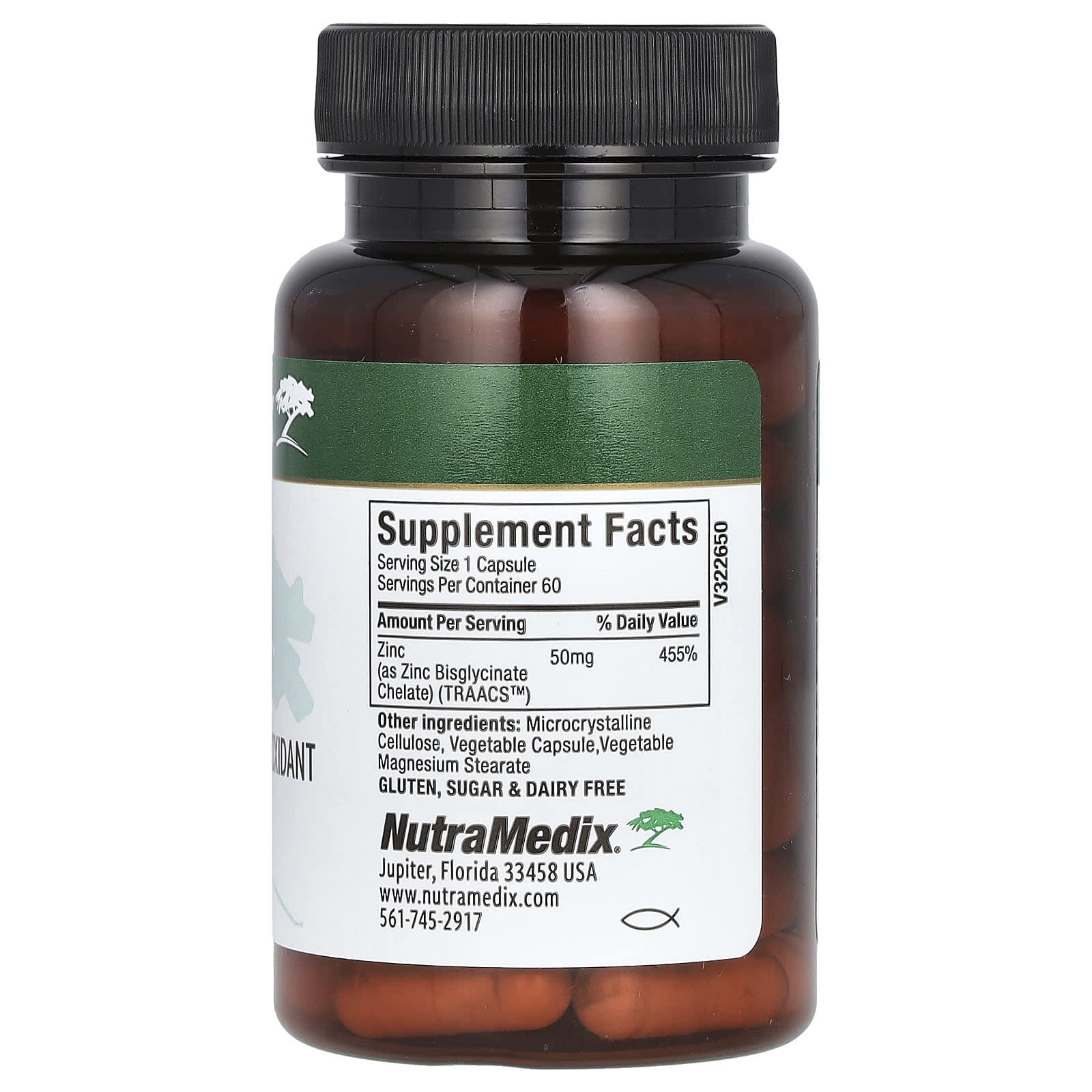NutraMedix, Zinc, 50 mg, 60 Vegetable Capsules