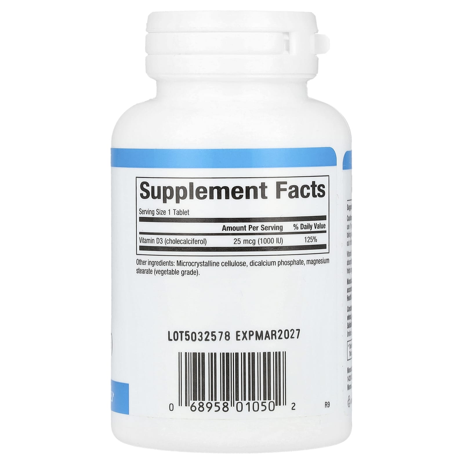 Natural Factors, Vitamin D3, 25 mcg (1,000 IU), 90 Tablets