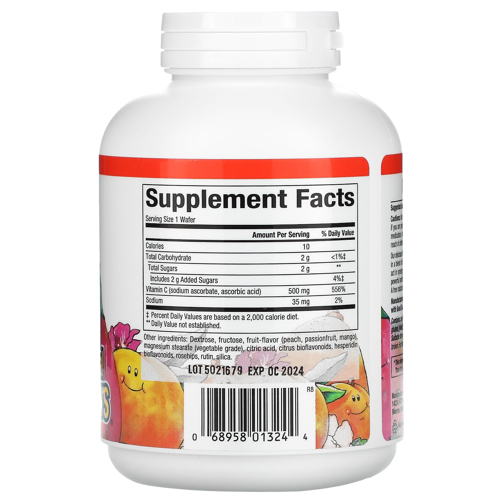 Natural Factors, Fruit-Flavor Chew Vitamin C, Peach, Passionfruit and ...