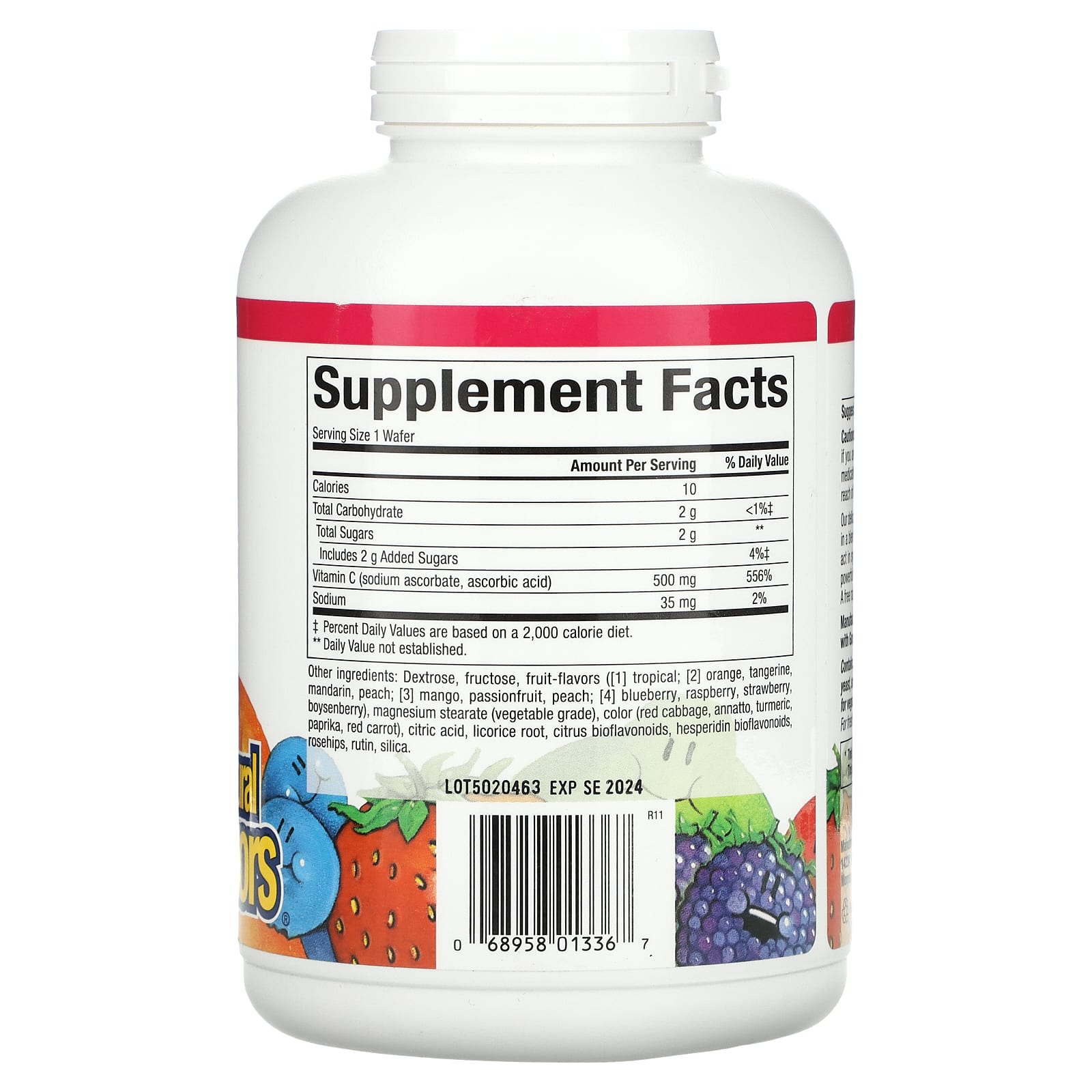 Natural Factors, Fruit-Flavor Chew Vitamin C, Four Mixed Fruit Flavors ...