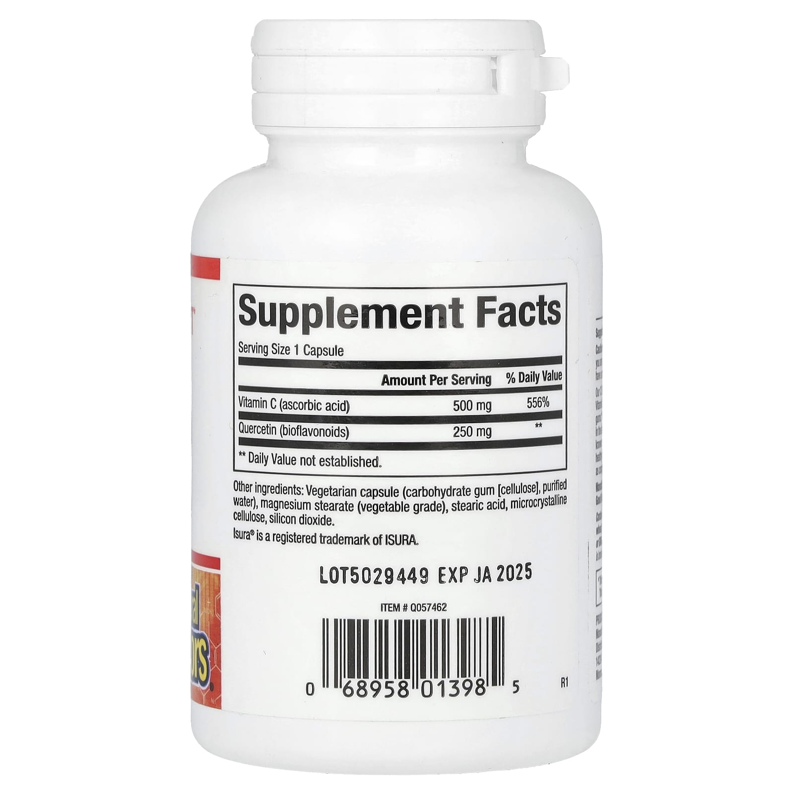 Natural Factors, C Extra + Quercetin, 500 mg/ 250 mg, 60 Easy Swallow ...