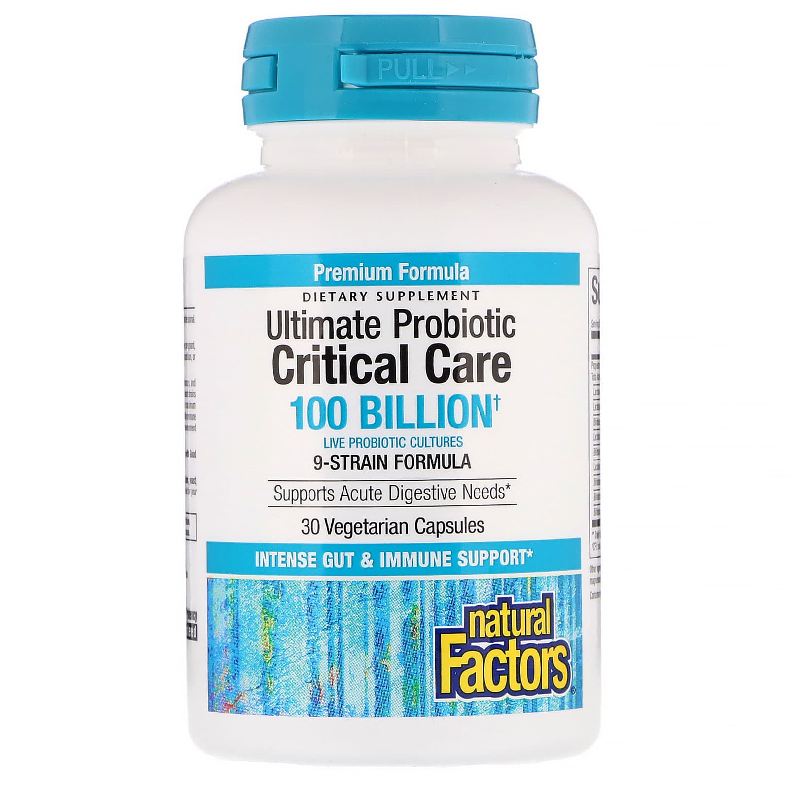 Natural Factors, Ultimate Probiotic, Critical Care, 100 Billion CFU, 30 ...
