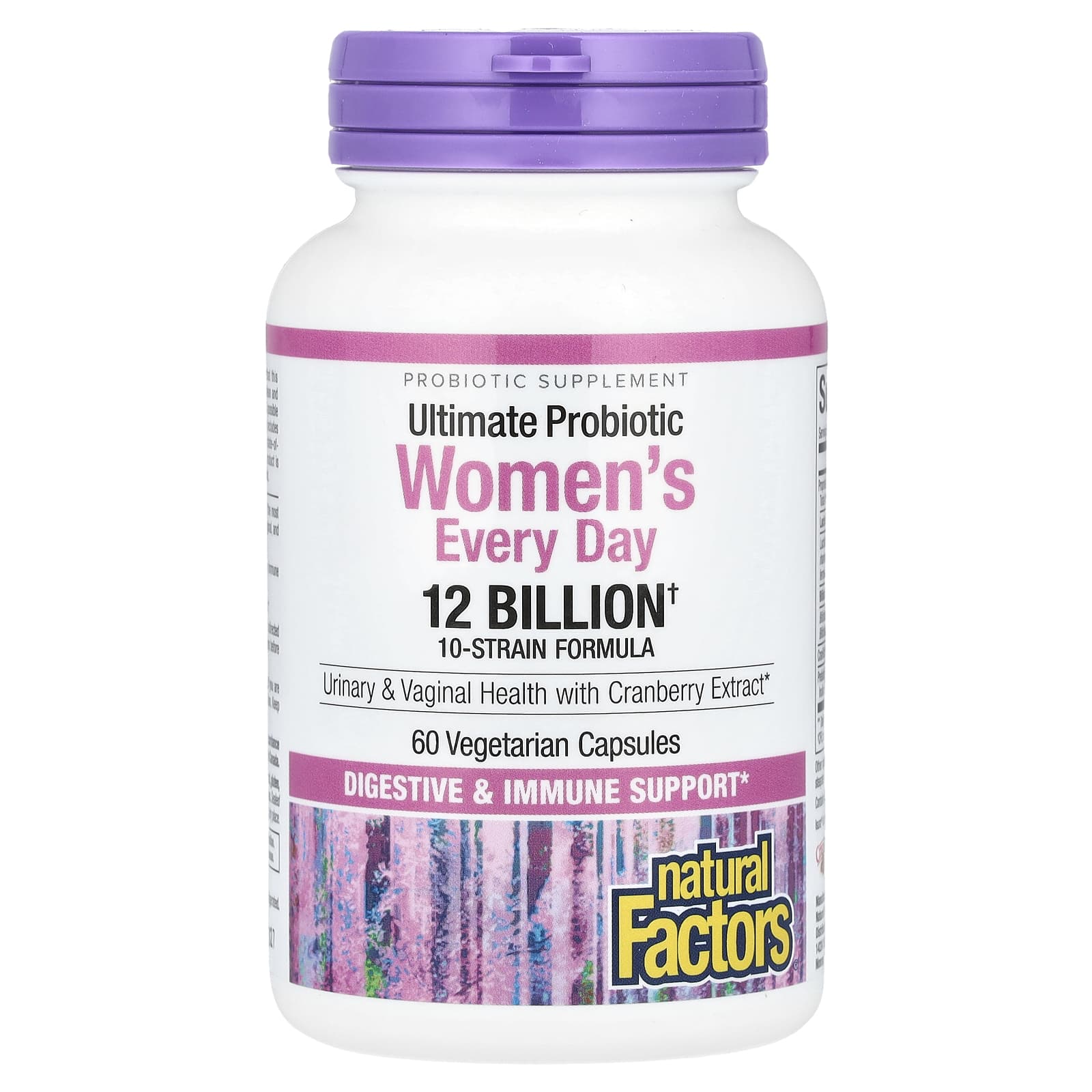 Natural Factors, Ultimate Probiotic Women's Every Day, 12 Billion, 60 ...