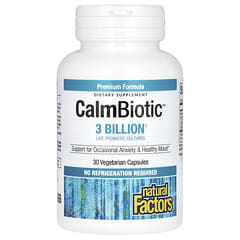Natural Factors, Calm Biotic™, 3 Billion, 30 Vegetarian Capsules