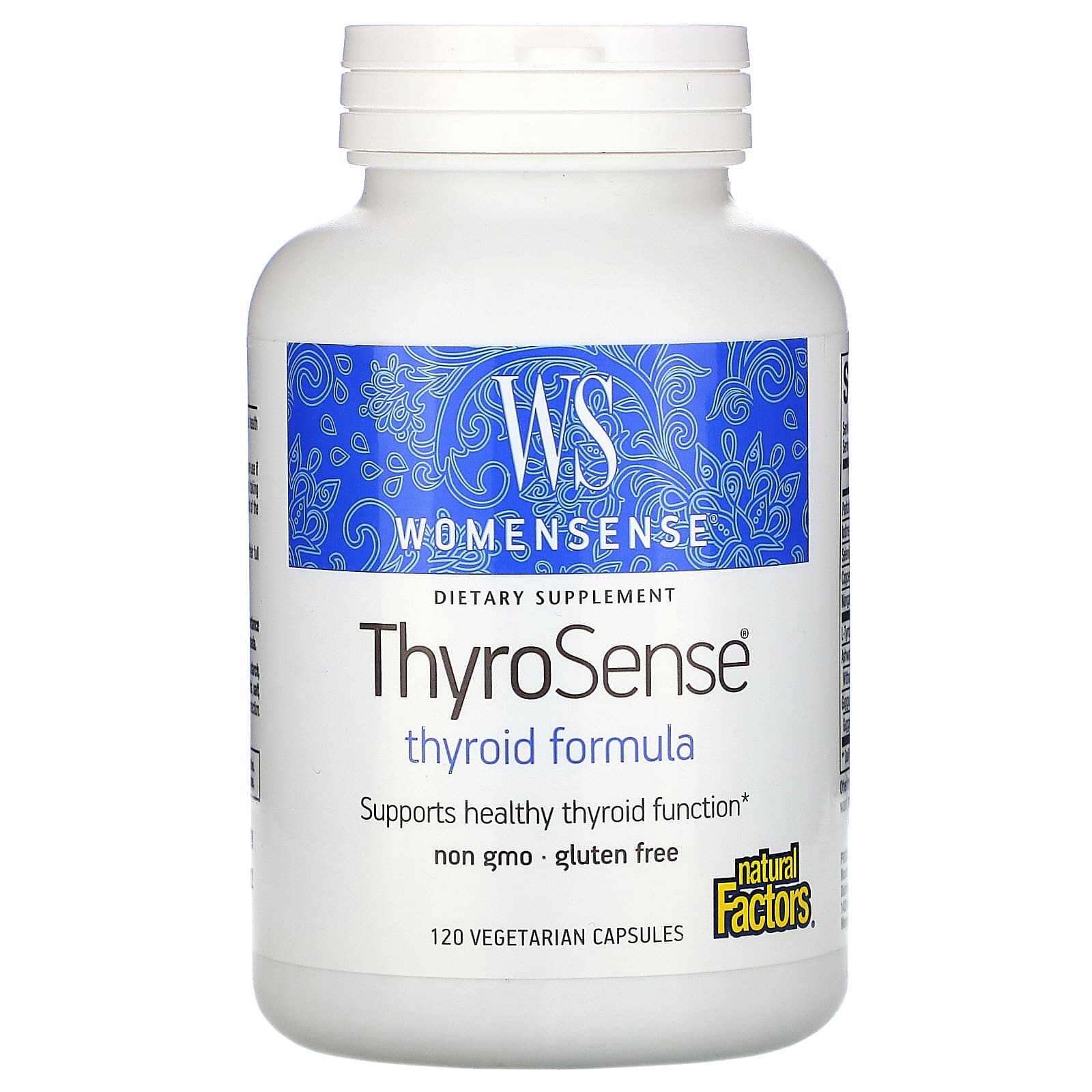 Natural Factors, WomenSense, ThyroSense, Fórmula para las tiroides, 120 ...