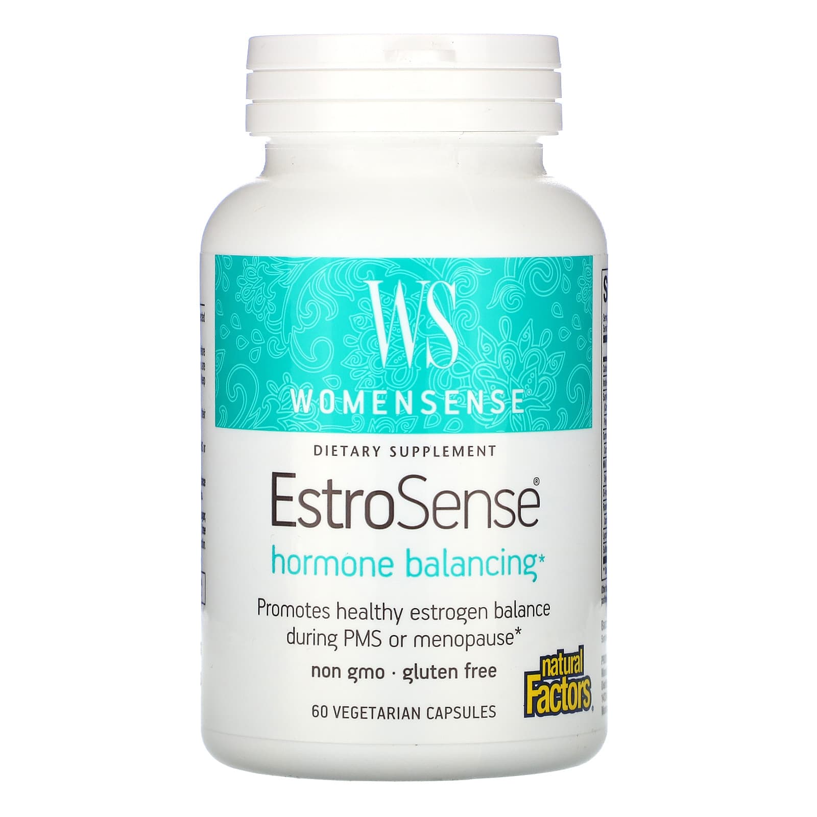 Natural Factors, WomenSense, EstroSense, Hormone Balancing, 60 ...