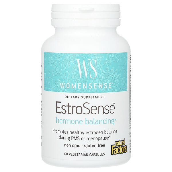 Natural Factors, WomenSense, EstroSense, Hormone Balancing, 60 ...
