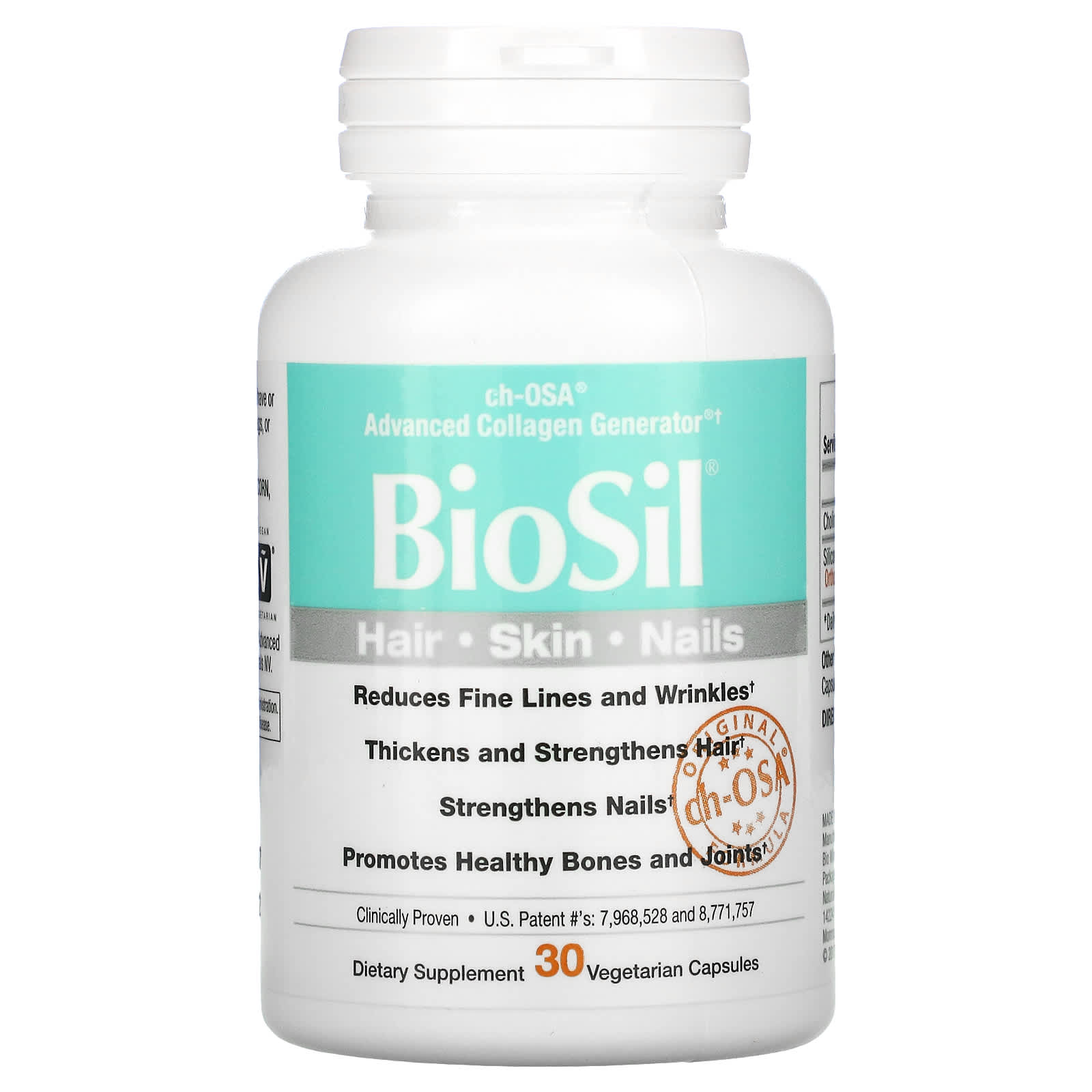 BioSil by Natural Factors, ch-OSA Advanced Collagen Generator, 30 ...