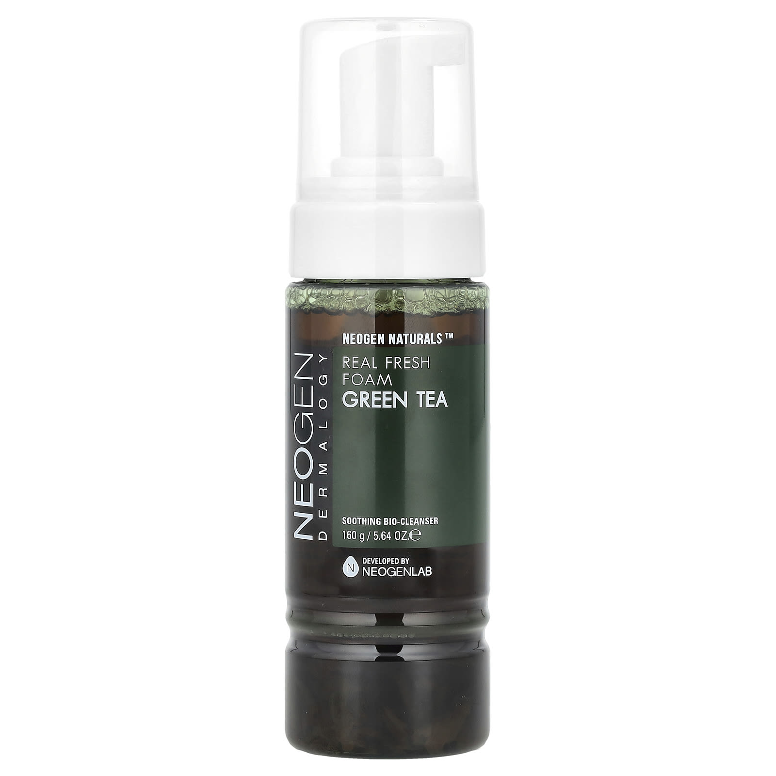 Real Fresh Foam Green Tea 5.64 oz 160 g