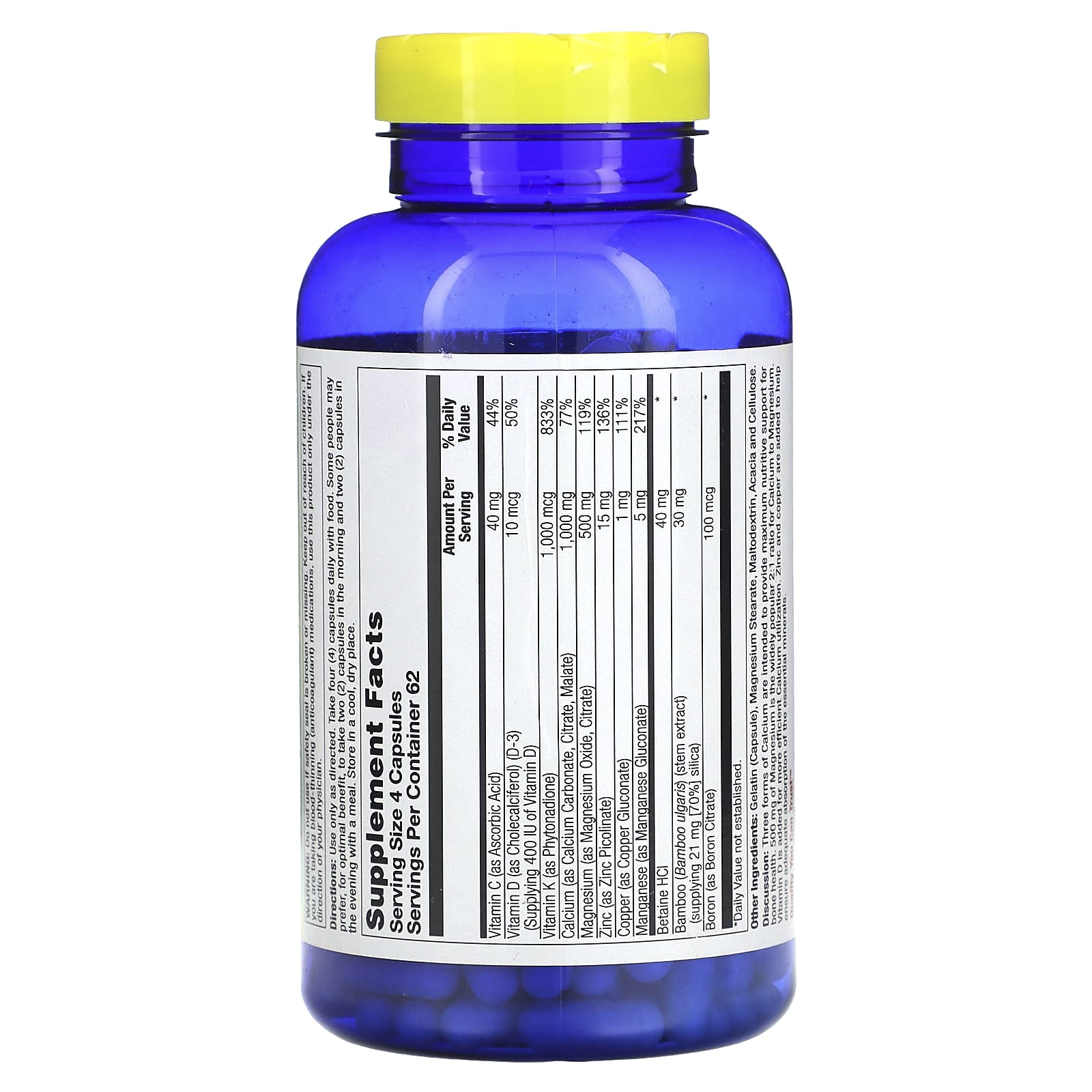 Nature's Life, Reinforce Bone Formula, 250 Capsules