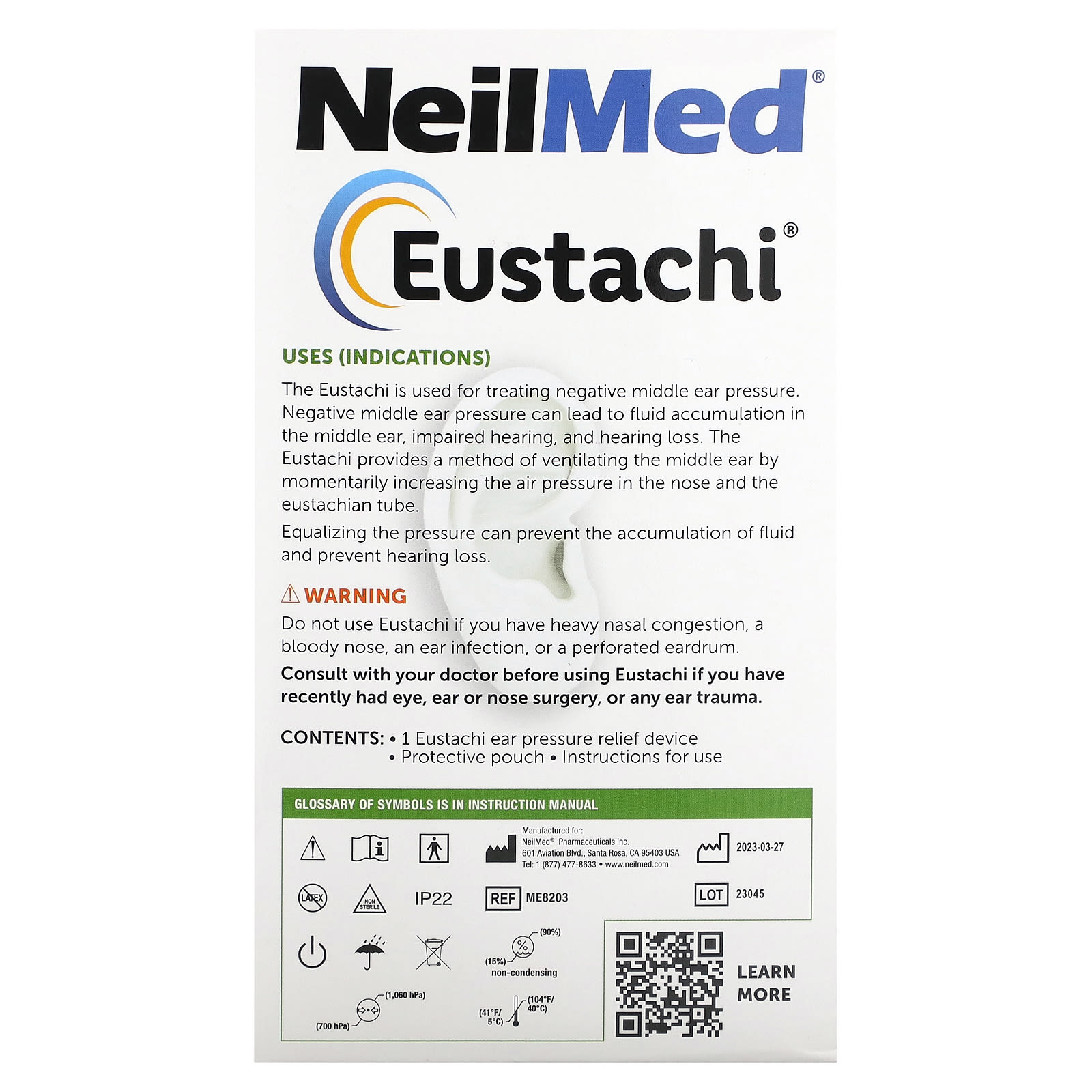 NeilMed, Eustachi, Eustachian Tube Exerciser, 1 Count NeilMed, Eustachi, Eustachian Tube Exerciser, 1 Count