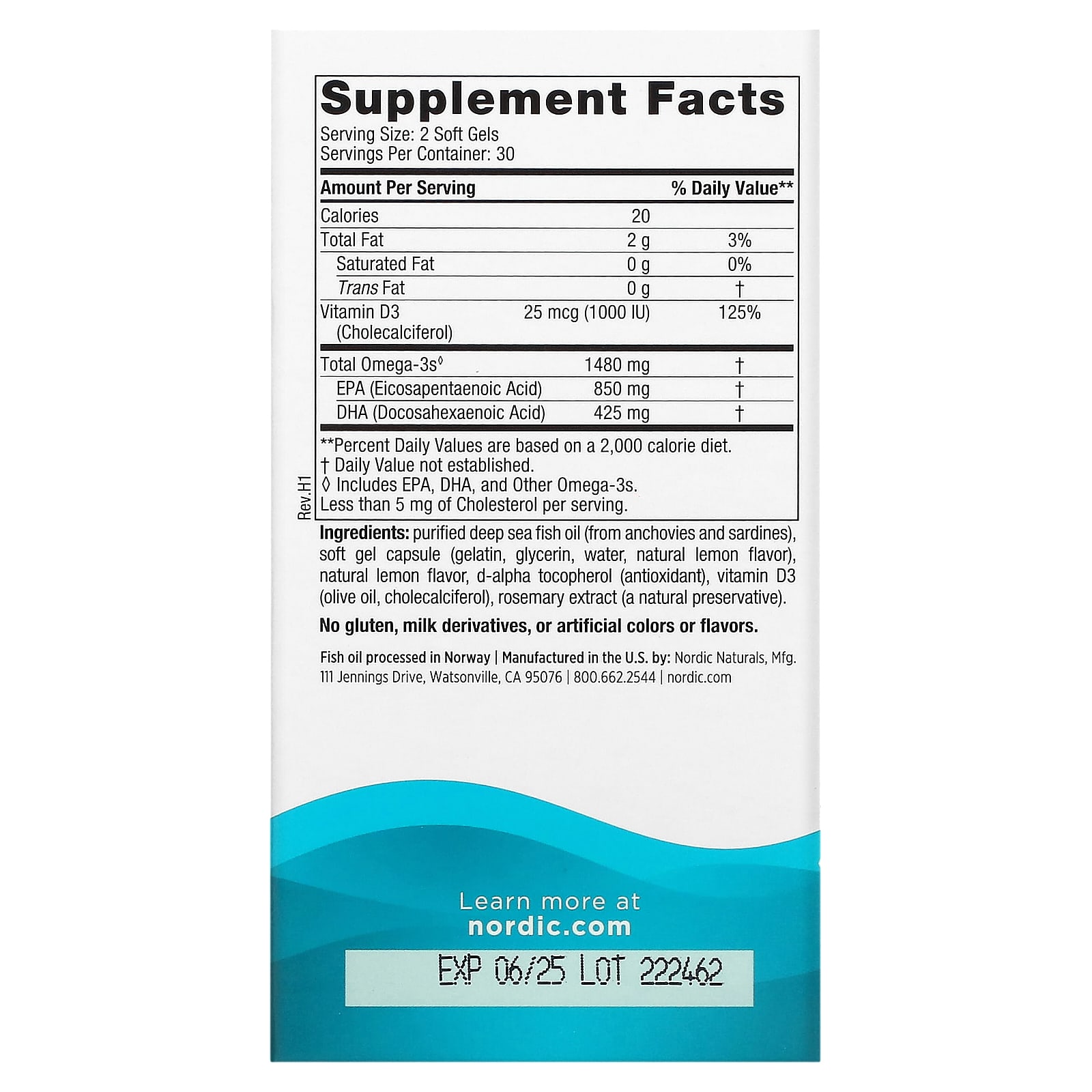 Nordic Naturals, Ultimate Omega Xtra, Suplemento de aceite de pescado ...