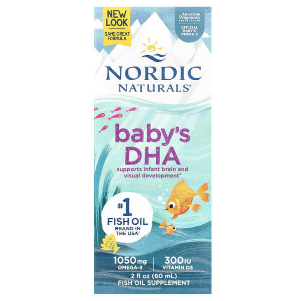 Nordic Naturals, Baby's DHA, 2 fl oz (60 ml)