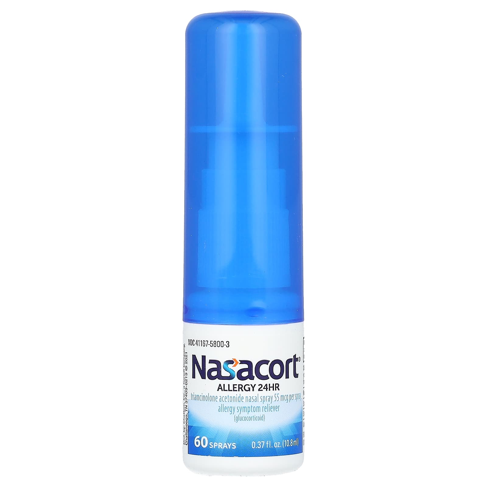 Nasacort, Multi-Symptom Allergy 24 HR, Alcohol Free, Scent-Free, 60 ...