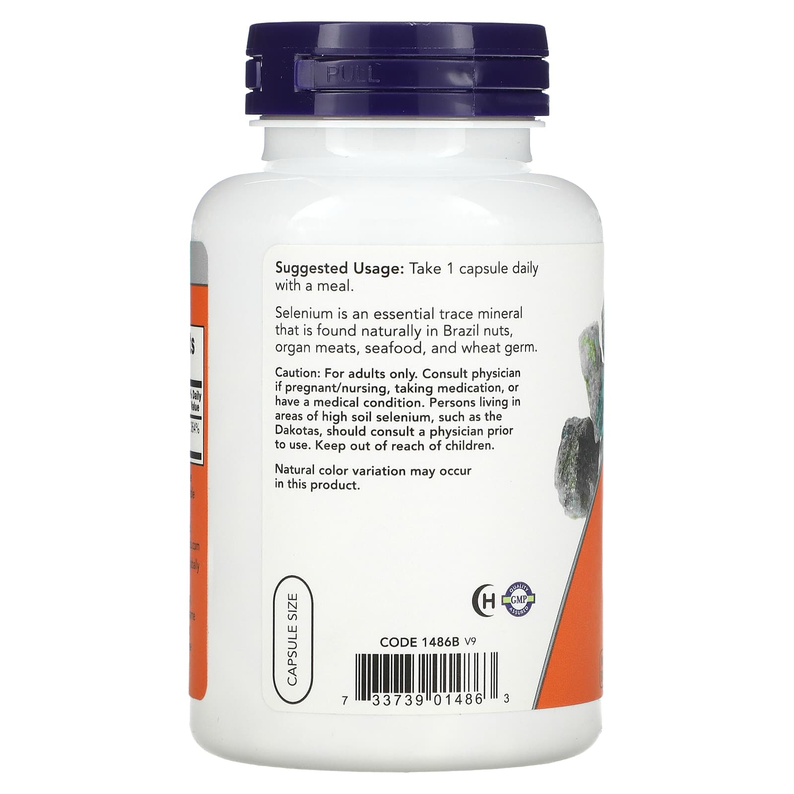 NOW Foods, Selenium, 200 mcg, 180 Veg Capsules