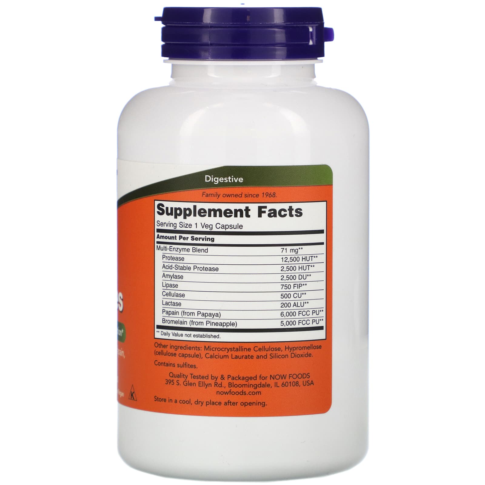 NOW Foods, Plant Enzymes, 240 Veg Capsules