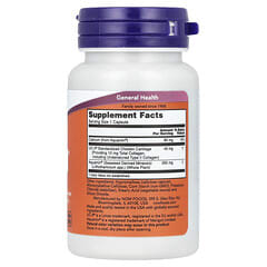 NOW Foods, UC-II Joint Health with Undenatured Type II Collagen, 60 ...