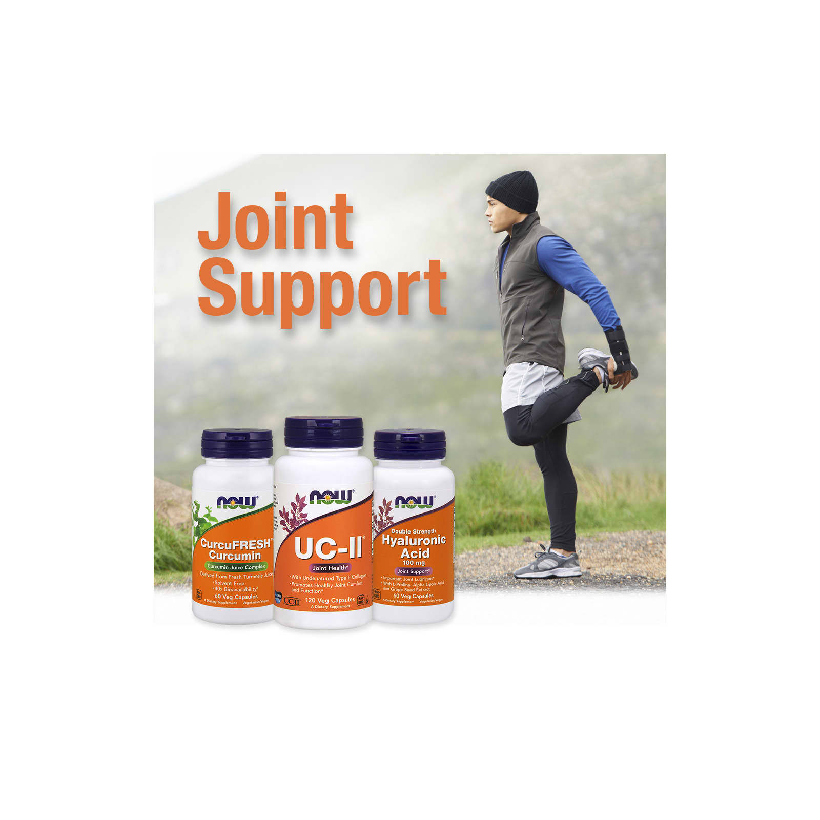 NOW Foods, Advanced UC-II Joint Relief, 60 Veg Capsules