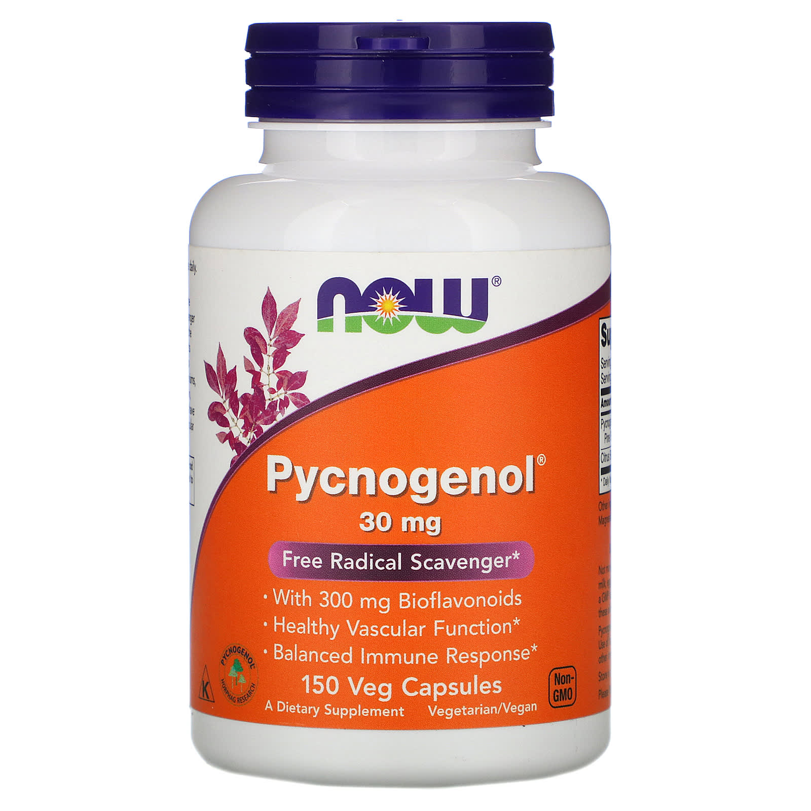 NOW Foods, Pycnogenol, 30 mg, 150 Veg Capsules