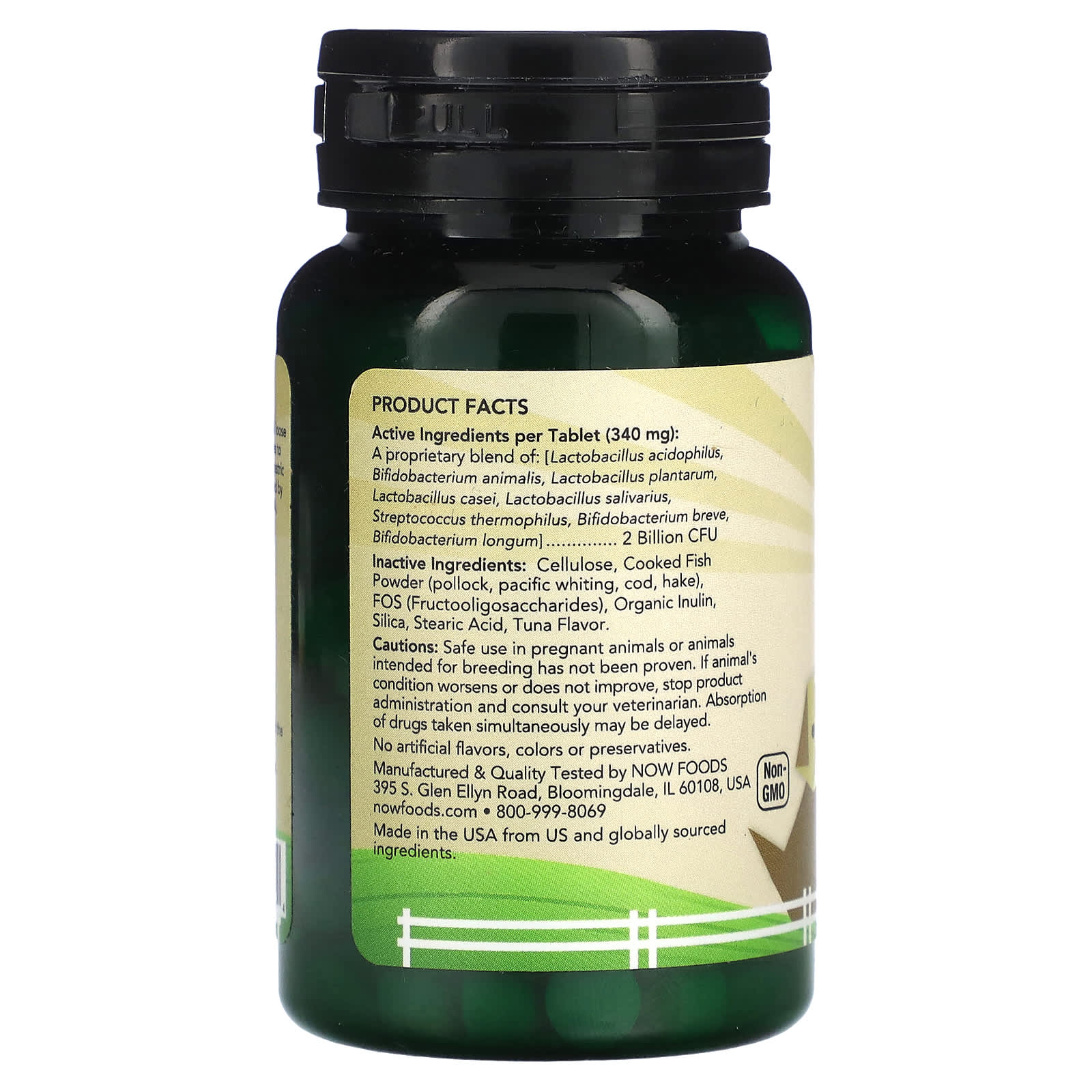 NOW Foods, Pets, GI Support, For Dogs/Cats, 90 Chewable Tablets, 1.08 ...