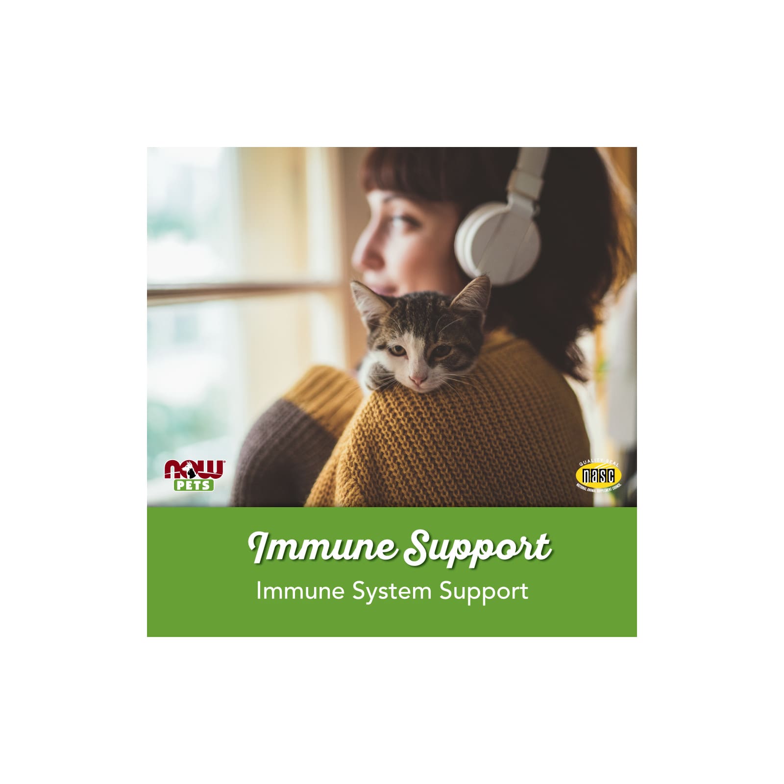 NOW Foods, Pets, Immune Support, For Dogs/Cats, 90 Chewable Tablets, 3. ...